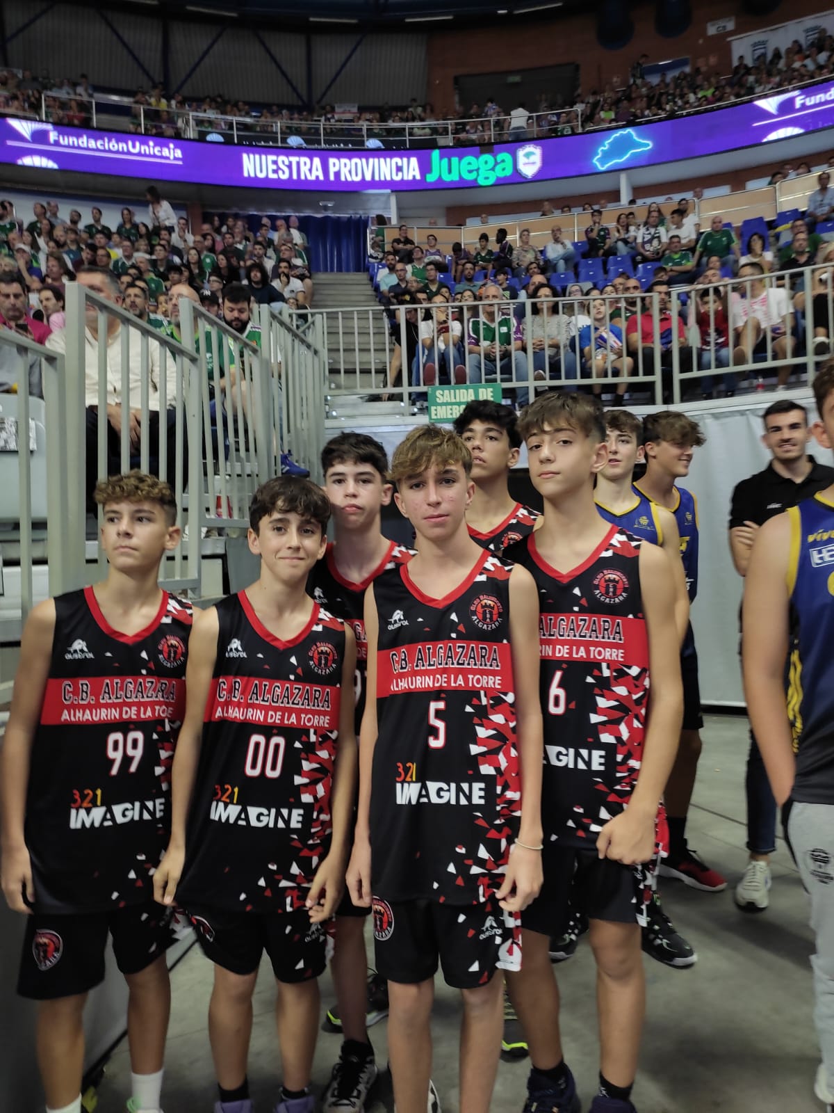 El Club Baloncesto Algazara en el Carpena